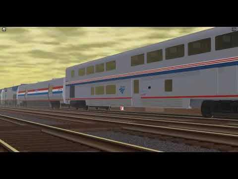 ROBLOX Railfanning at Riverside, IL S43E63: Amtrak Southwest Chief - YouTube