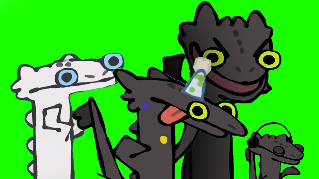 Toothless Dancing Meme but All Dragons Dancing - YouTube
