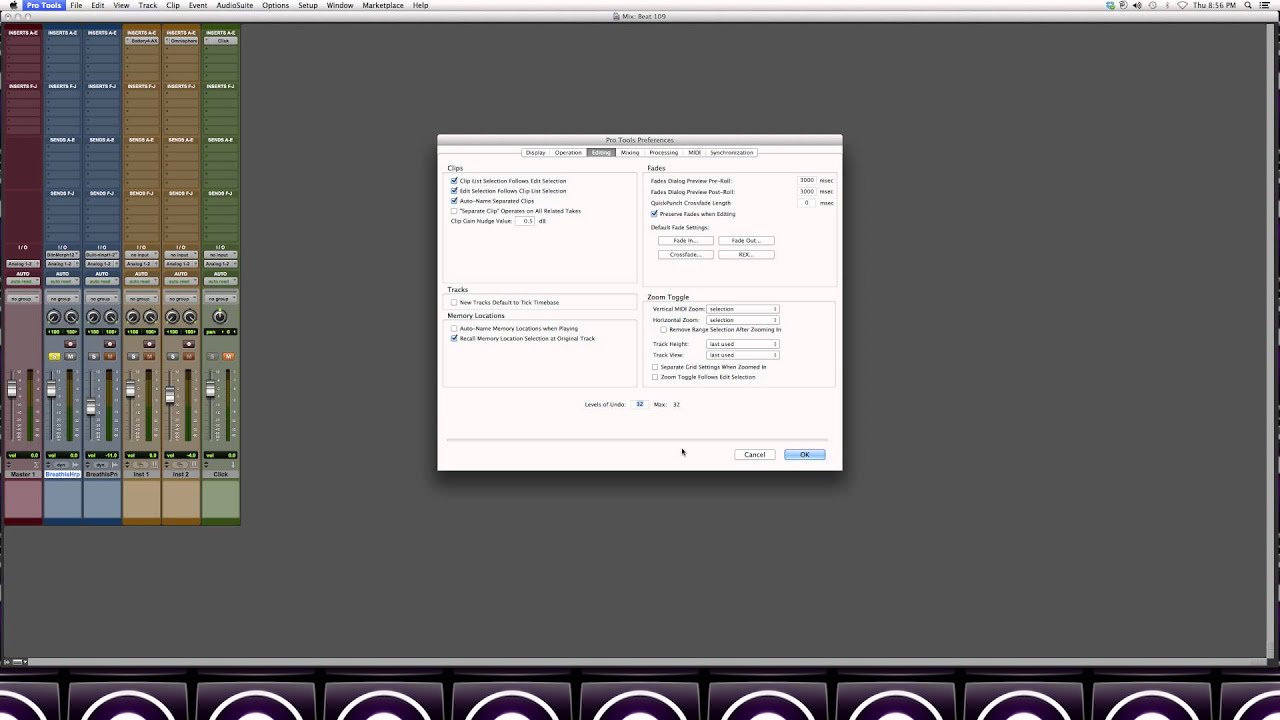 39 How To Maximize Levels Of Undo In Protools - YouTube