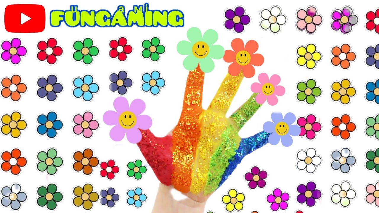 Daddy Finger Daddy Finger |Color Finger Family|Flower Finger Family ...