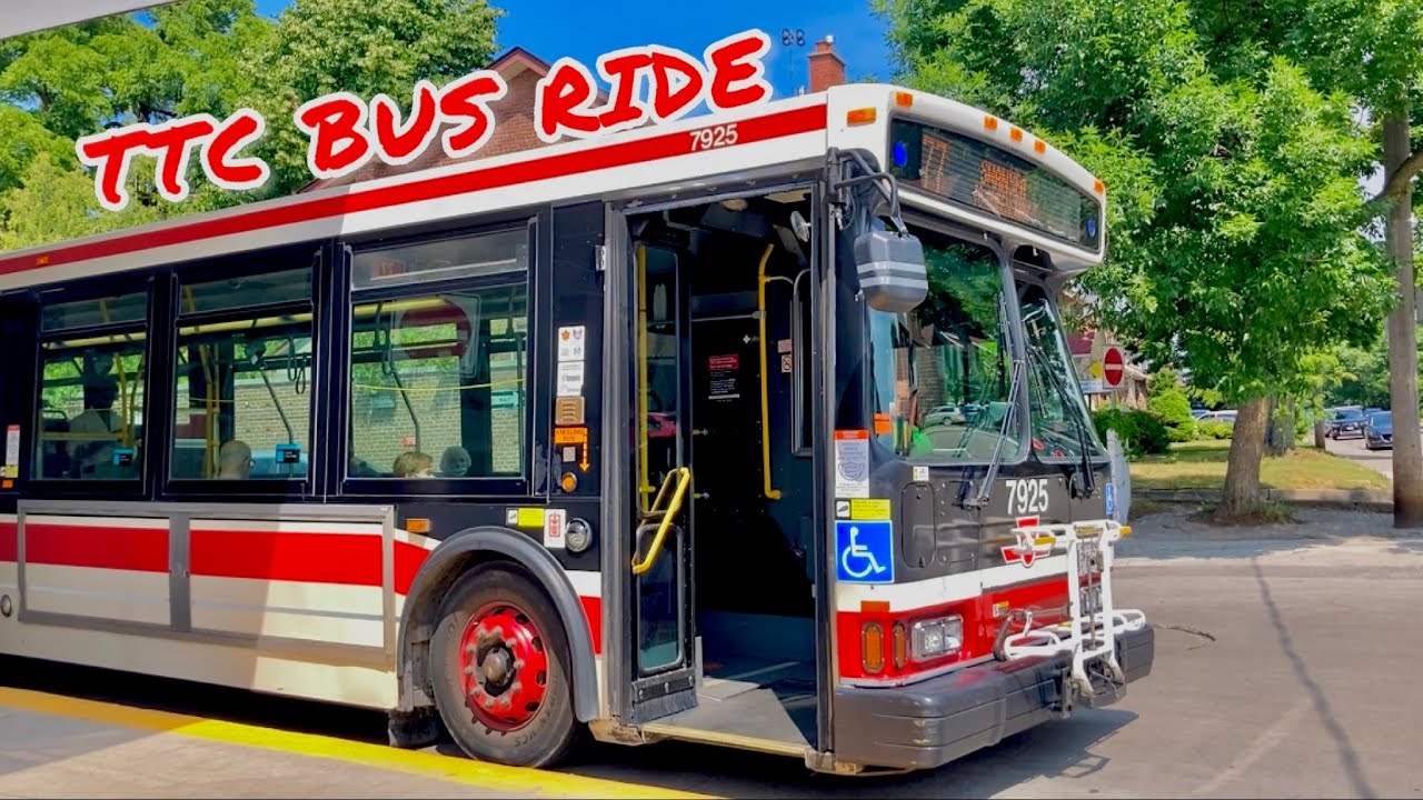 TTC 77 Swansea #7925 Short Bus Ride 7/19/2022 - YouTube