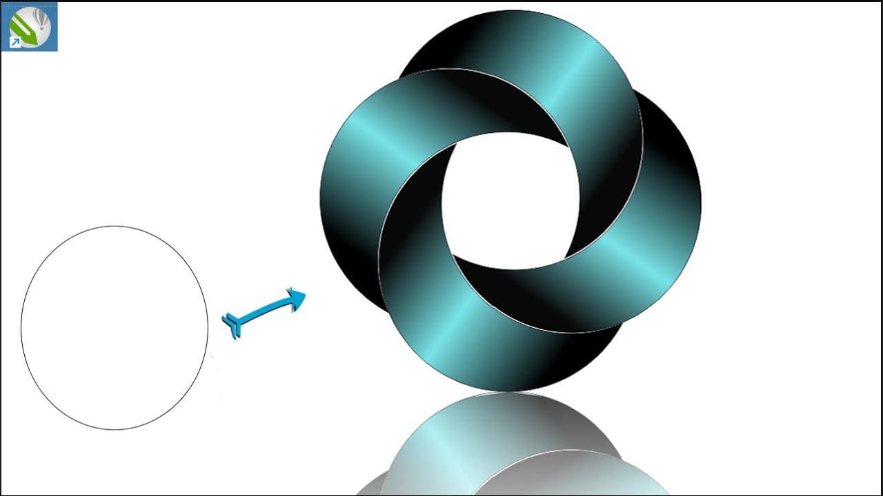HOW TO CREATE CIRCLE LOGO DESIGN TUTORIAL FOR BEGINNERS IN CORELDRAW ...