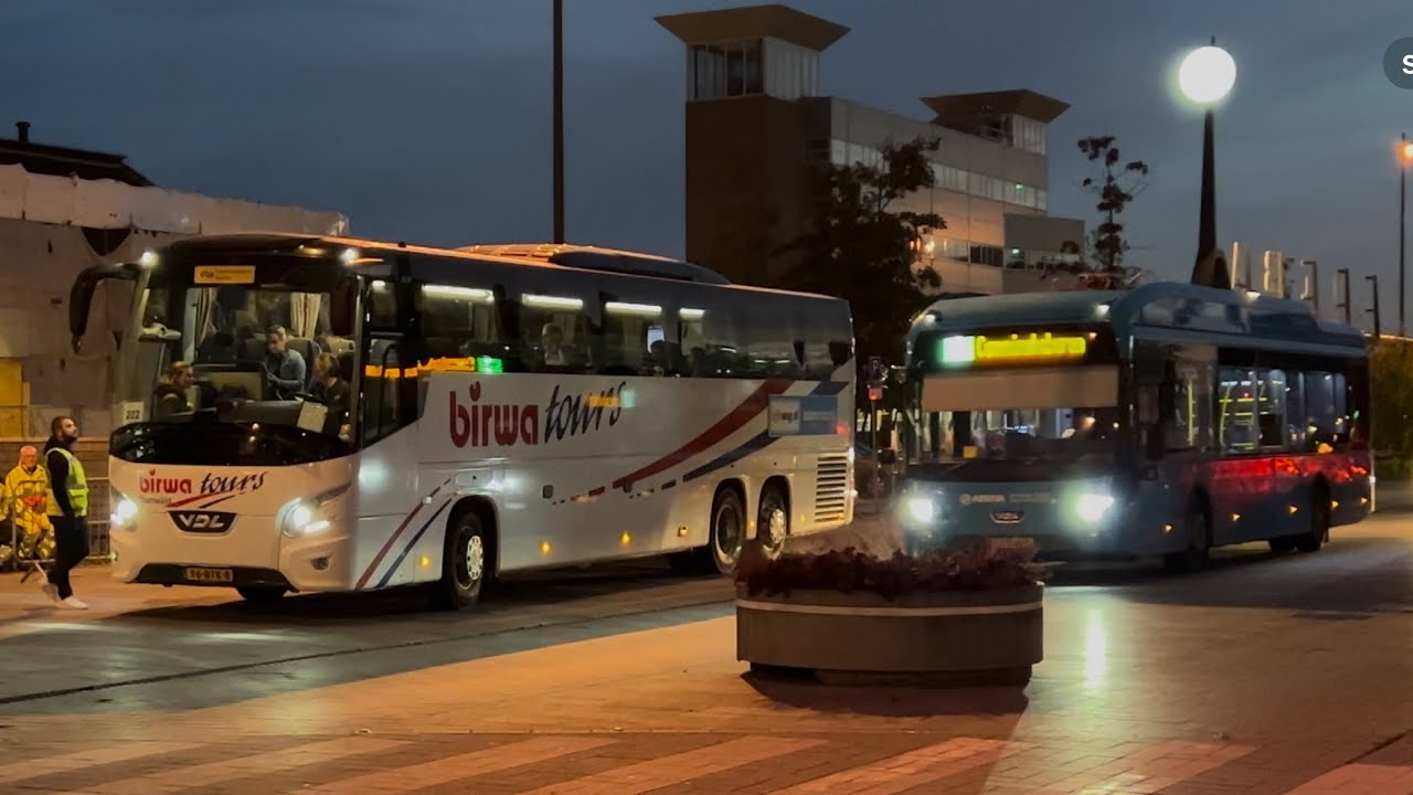 LOTS OF EVENING BUS ACTION | VDL Futura, Van Hool doubledecker ...