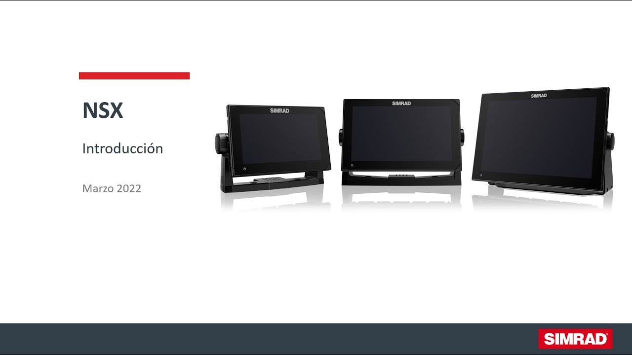 Simrad NSX Descripción general y principales características - YouTube