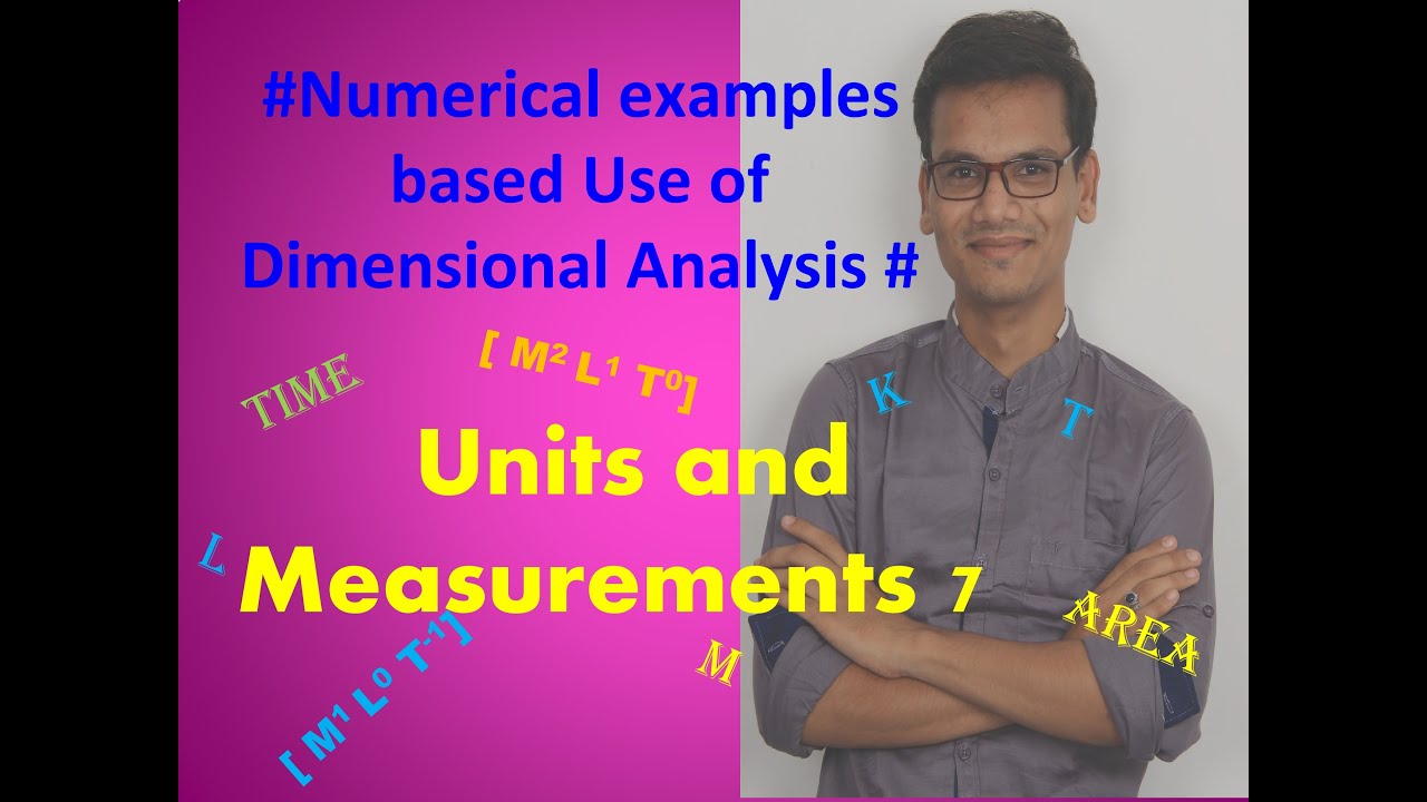 🧲 Units and Measurements 7 || Exercise || Numerical examples based on ...