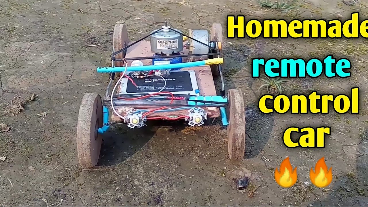 Homemade remote control car || घर पर बनाया हुआ remote control car🔥🔥😎😱👍 ...