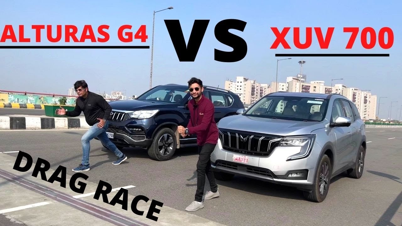Mahindra XUV 700 VS Alturas G4 Drag Race || रिजल्ट ने चौंका दिया || POW ...