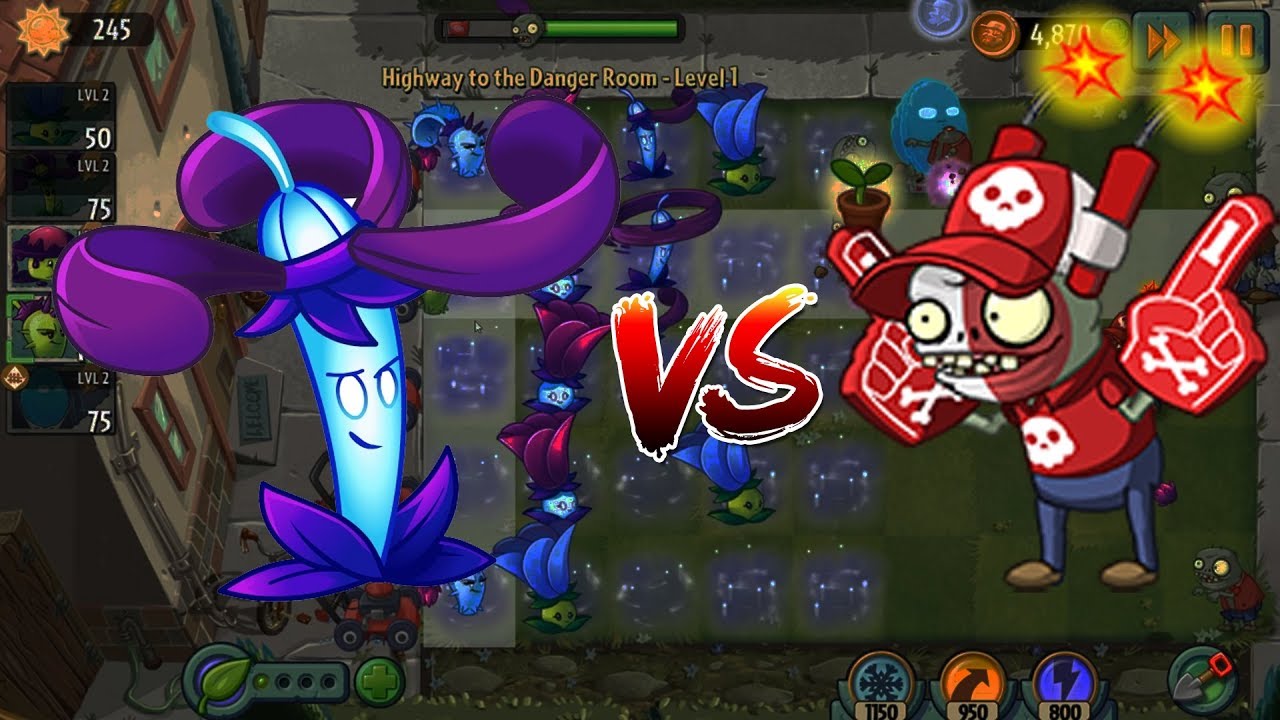 ️NIGHT SHADER VS SUPER FAN IMP !! - Plants Vs Zombies 2 - Hoa Quả Nổi ...