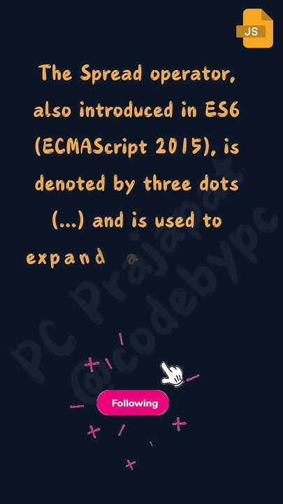 Spread operator in JavaScript || JavaScript Interview Questions #javascriptdev #coding - YouTube