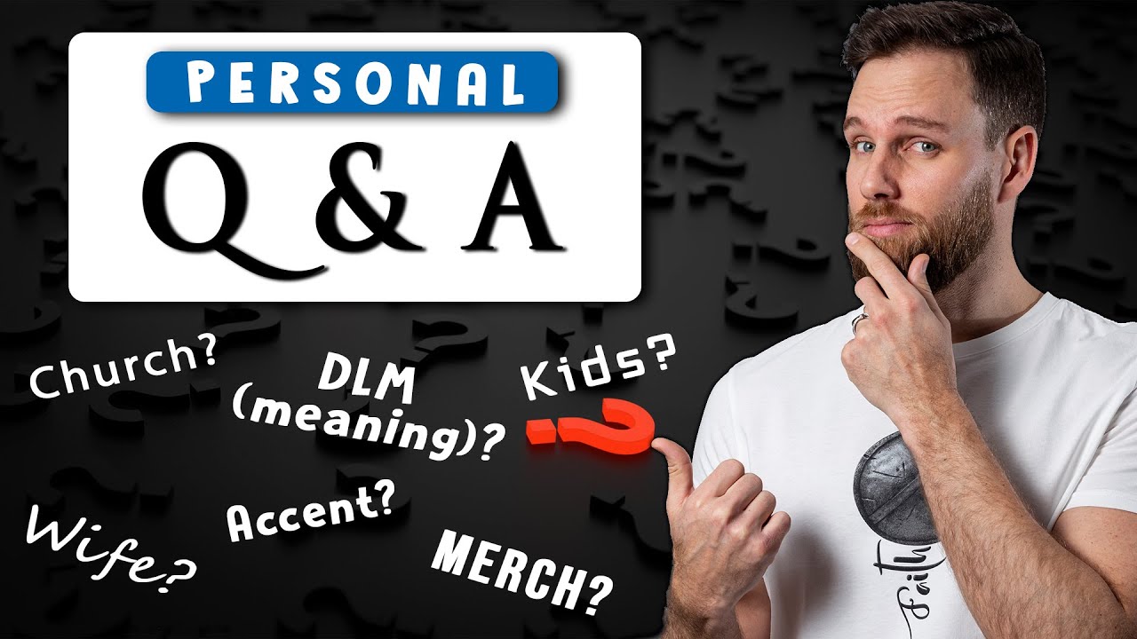 DLM CHRISTIAN LIFESTYLE personal Q & A with Daniel Maritz - YouTube