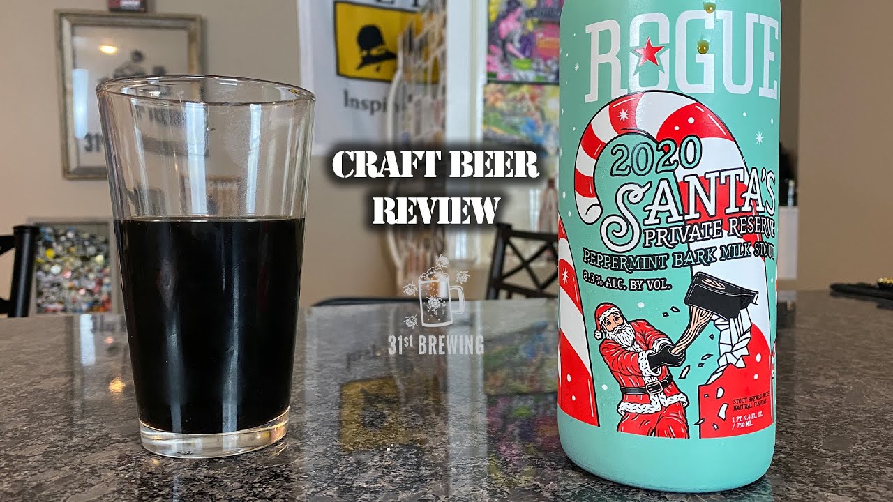 Rogue Ales Santa's Private Reserve 2020 Review - YouTube