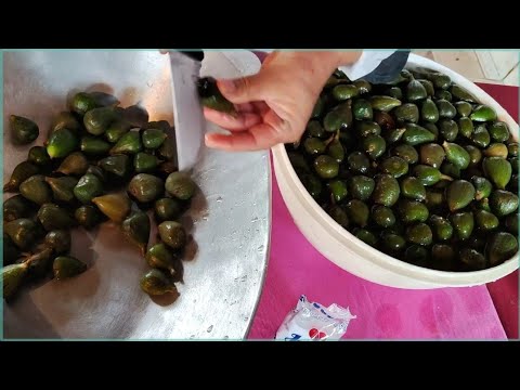 como fazer Doce de Figo, conserva a cor verde, não mucha, escobri o ...