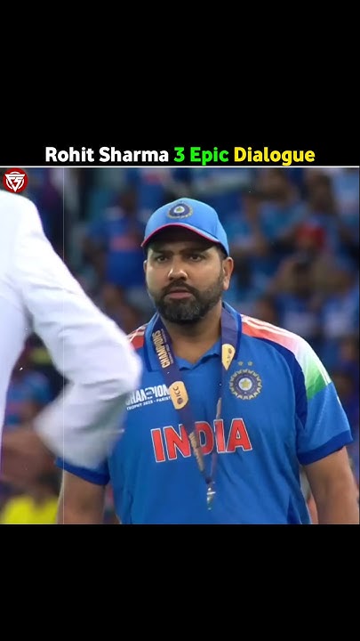 Rohit Sharma 3 Epic Dialogue - YouTube