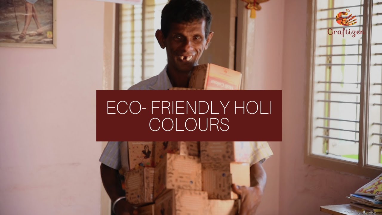 Eco-Friendly Holi Colours | Spreading Happiness through Colours - YouTube