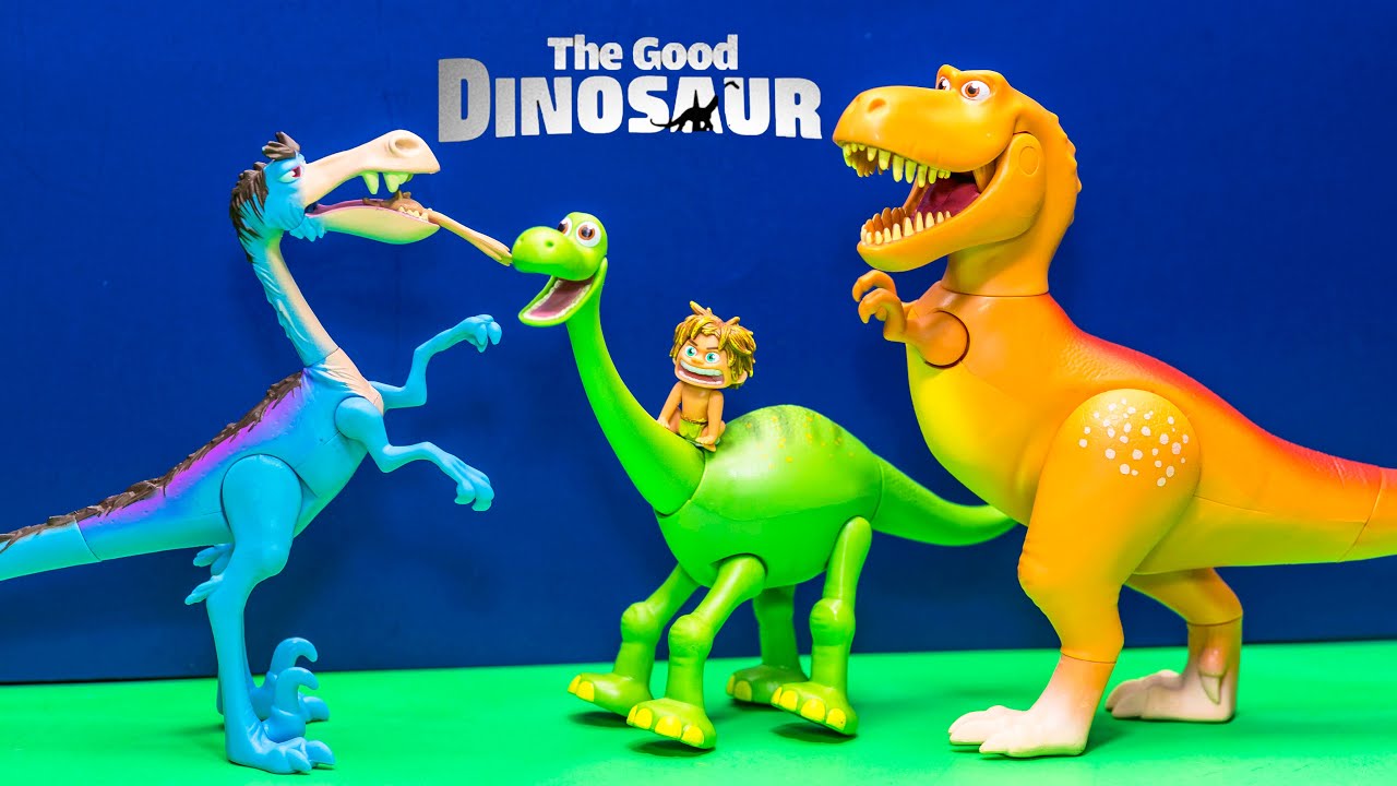 Good Dinosaur 4 Pack + Arlo Good Dinosaur Video Toy Review - YouTube
