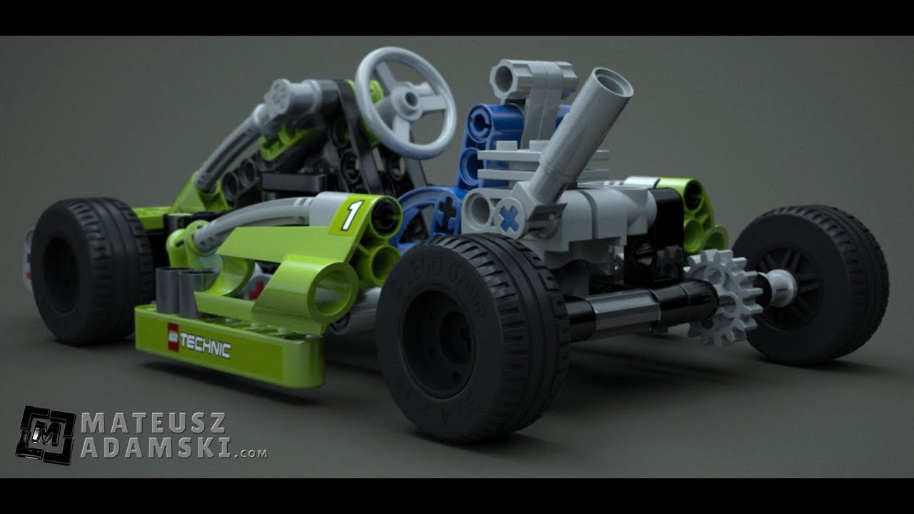 Lego Technic Go-Kart 8256 - YouTube