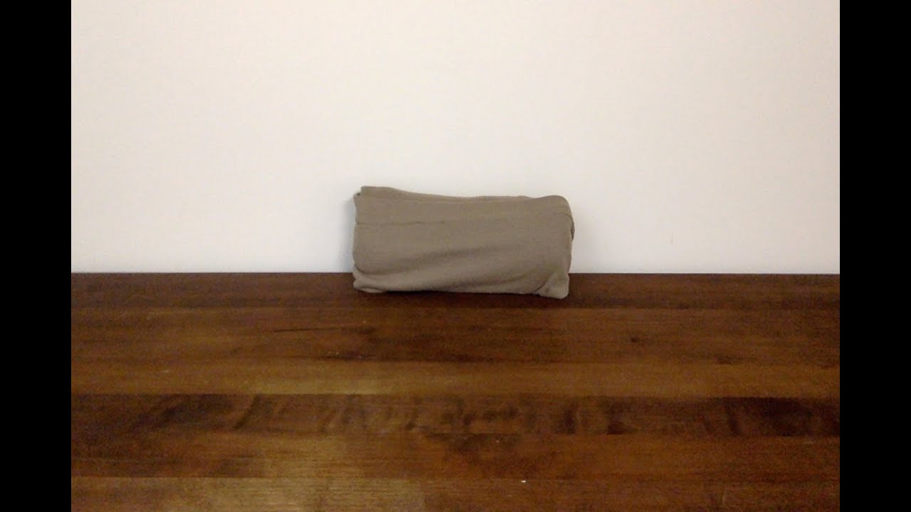 How to Ranger roll undershirts (t-shirts) - YouTube