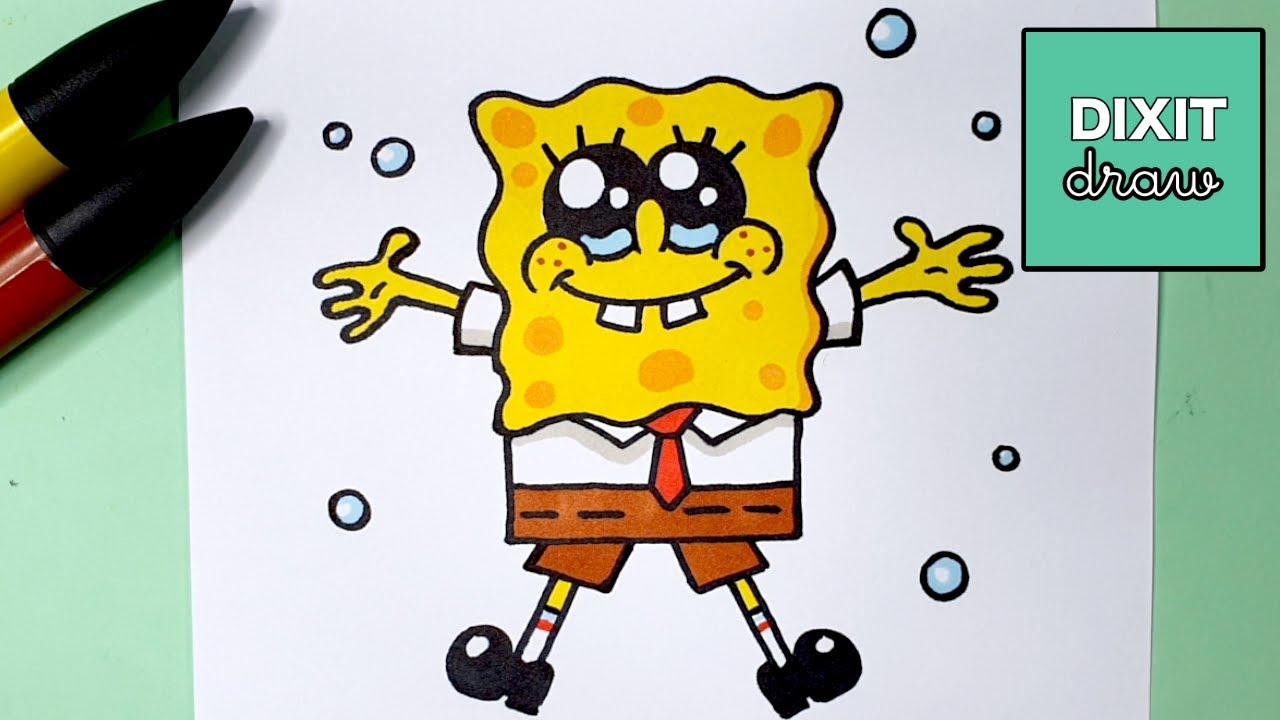 WIE ZEICHNET MAN SPONGEBOB SCHWAMMKOPF - YouTube