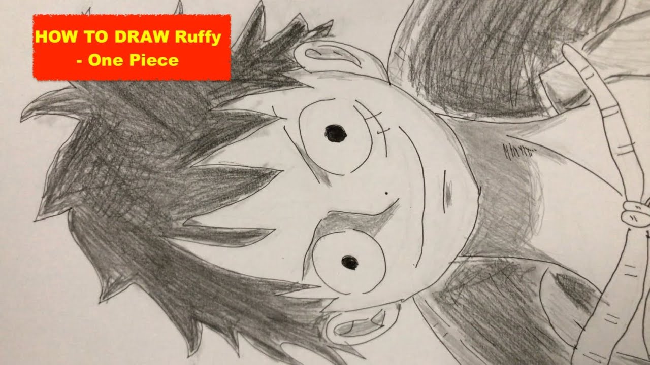 HOW TO DRAW Ruffy -One Piece - YouTube
