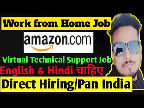 Amazon is Hiring Virtual Technical Support Job||😍Work from Home Job |Freshers Can Apply||Must ...