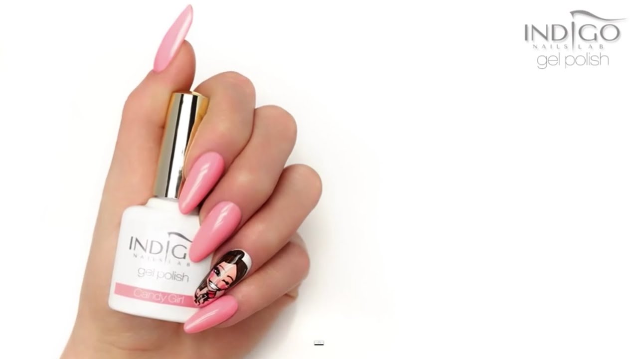 Indigo Gel Polish - Candy Girl - YouTube