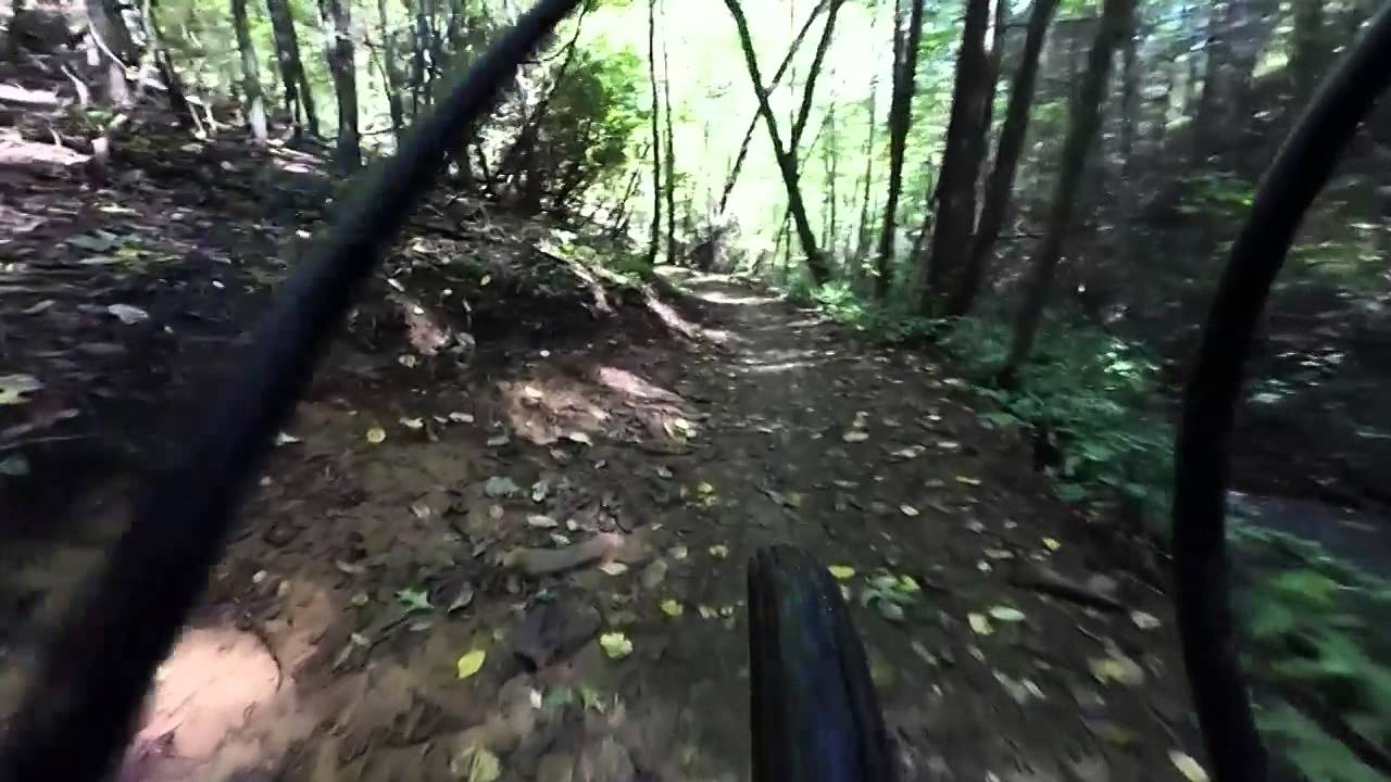 Top Of Mine Mountian Down To The River On Reasonover Trail - YouTube