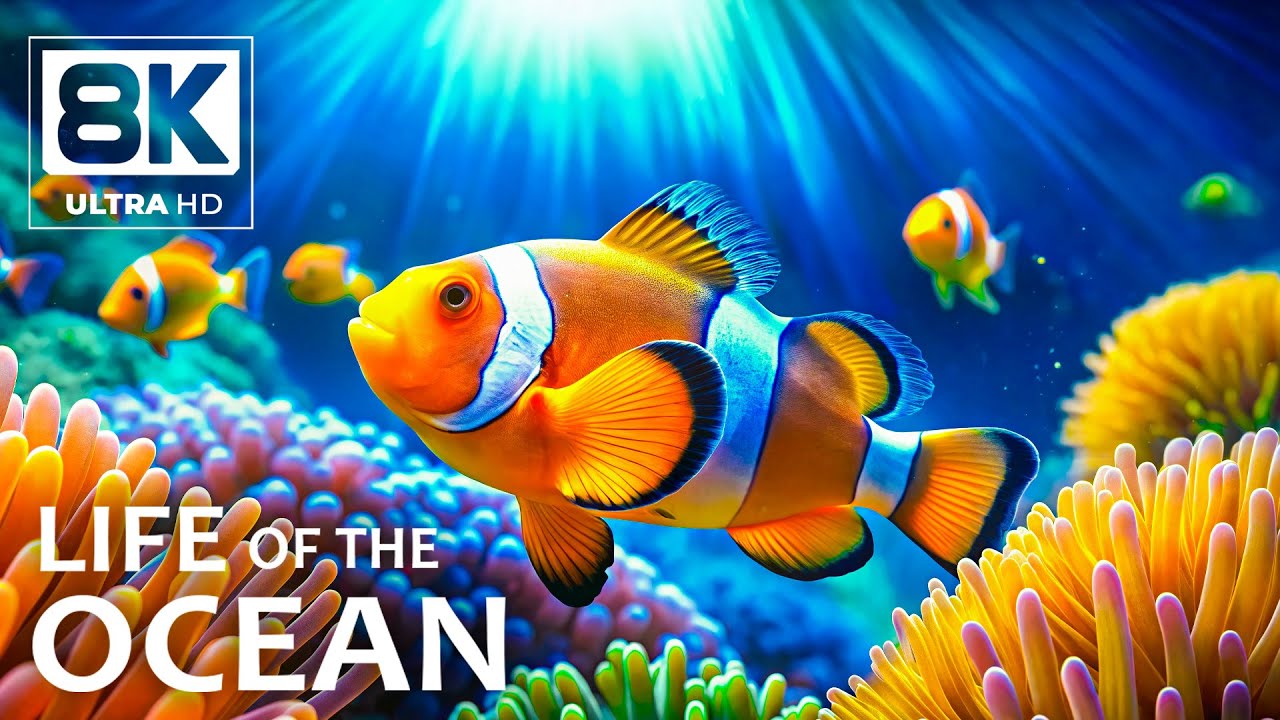 Stress-Relief Aquarium 8K VIDEO Experience – Underwater Calm & Fish ...