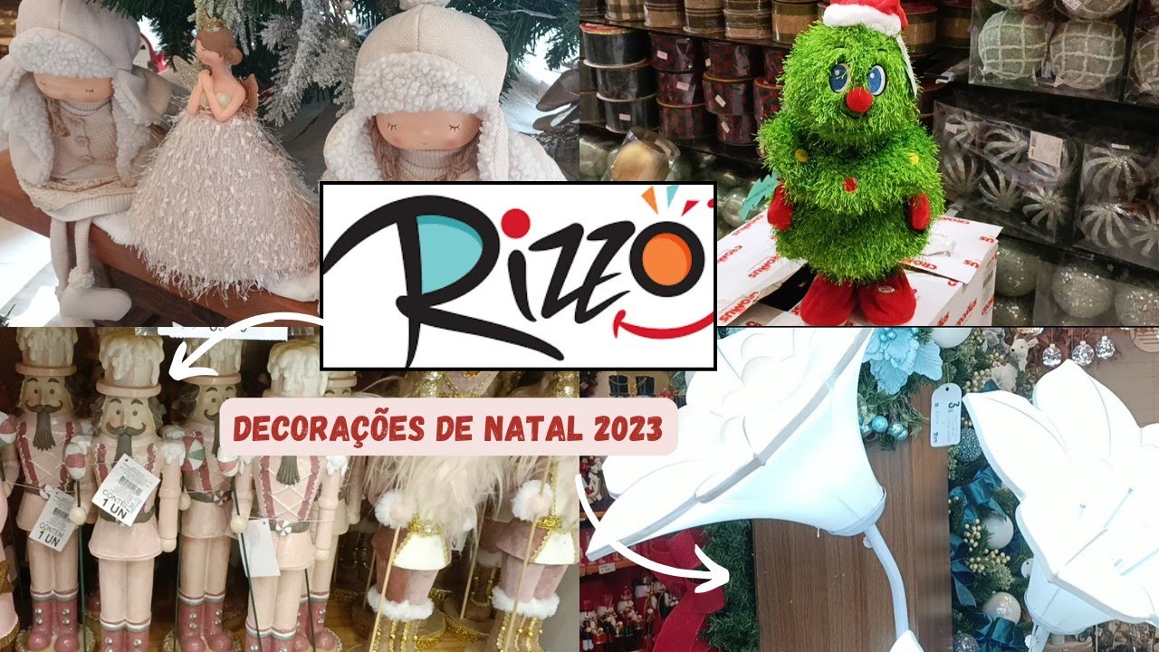 Decoração natal 2023 loja Rizzo Megastore 25 de março - YouTube