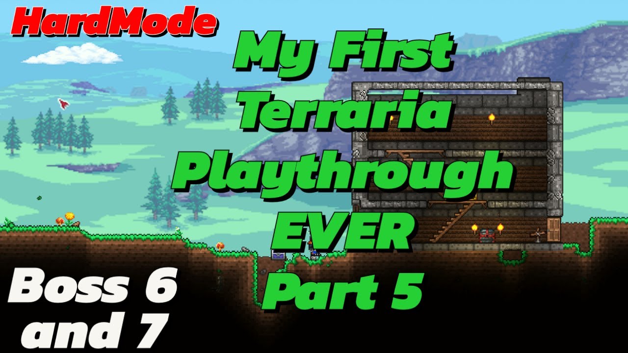 My First EVER Terraria Playthrough! Defeating The Mechanical Bosses ...