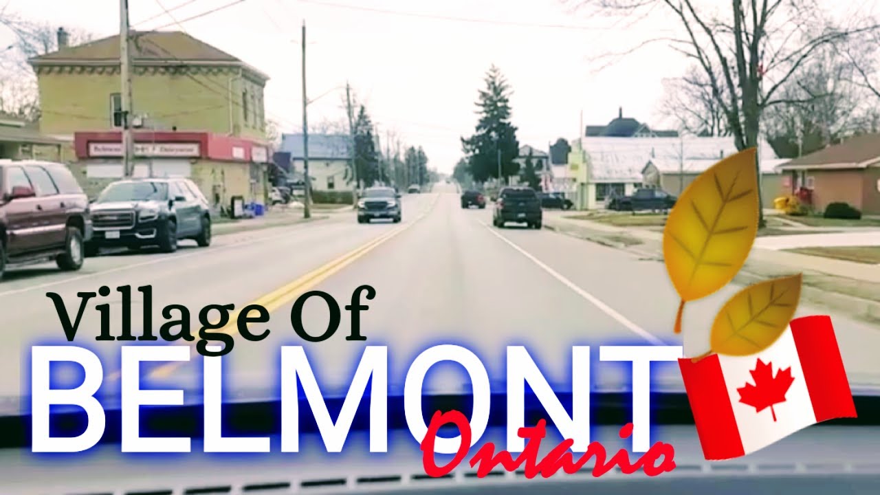 driving thru Village of Belmont - YouTube