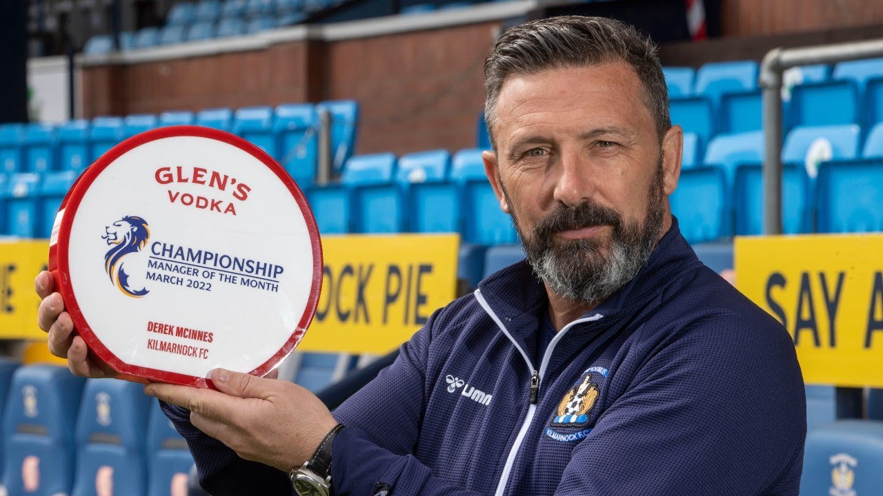 Derek McInnes named Championship Manager of the Month 🏅 - YouTube