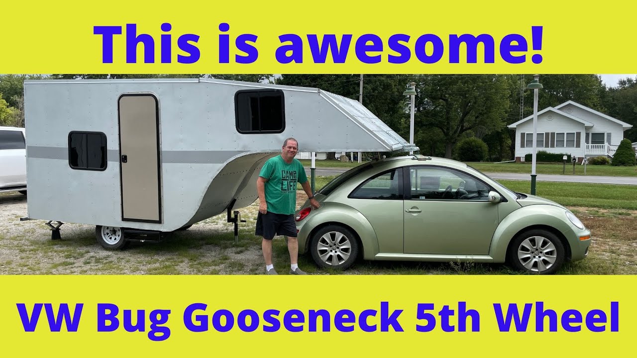 VW Bug With Gooseneck 5th Wheel - YouTube