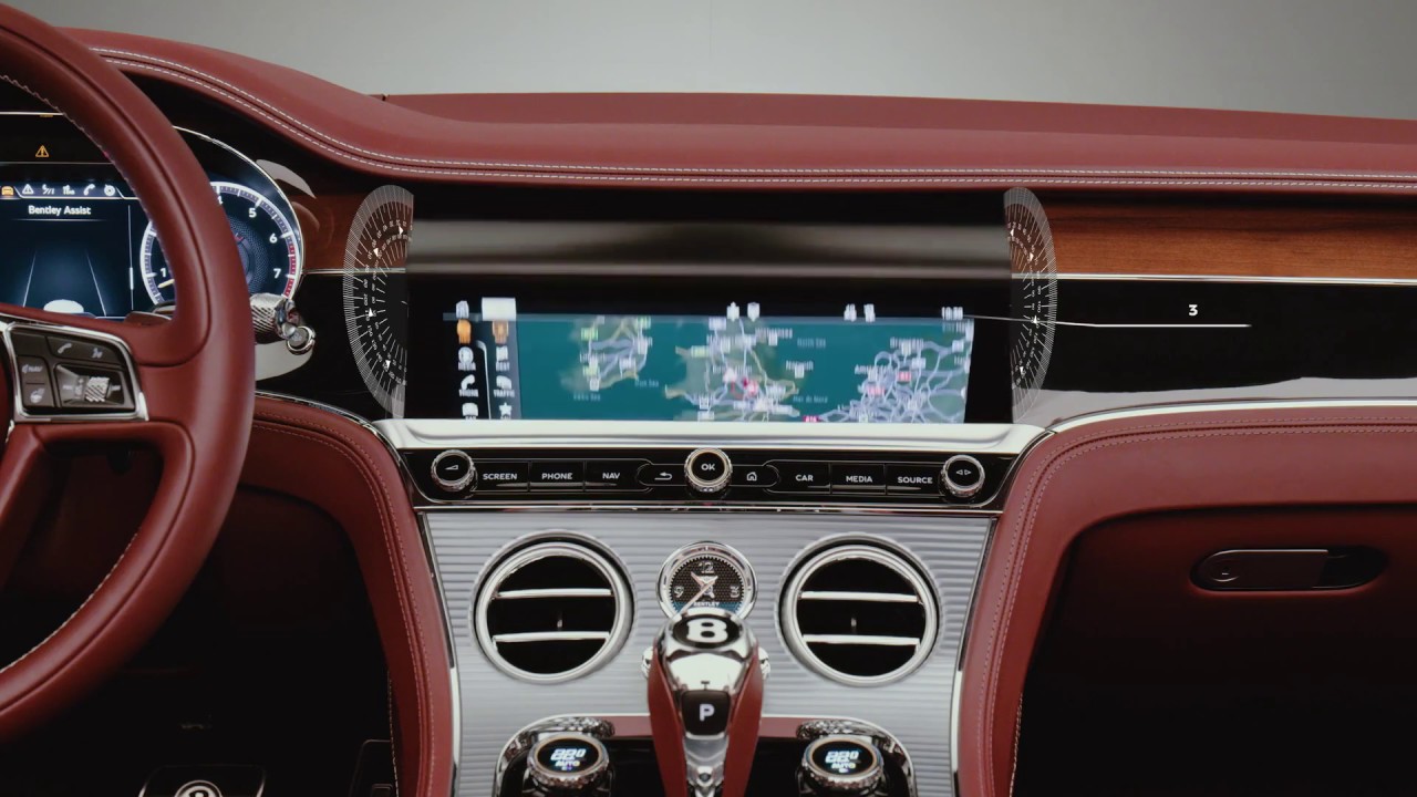 Bentley Continental GT Convertible - Bentley Rotating Display - YouTube