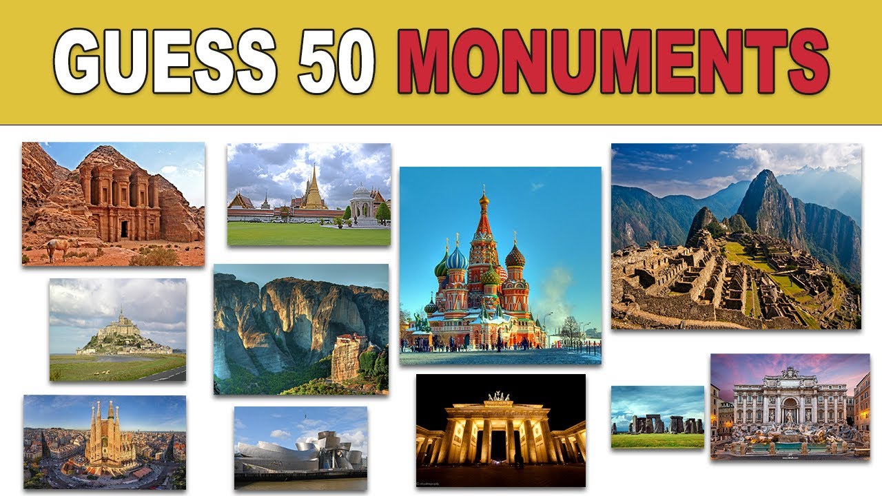 Can You Guess the Monument? | 50 World Monuments from Easy to Hard ...