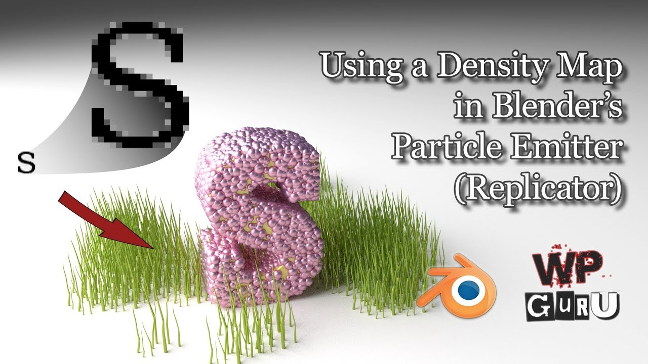 Using a Density Map with the Blender Particle Emitter (Replicator ...