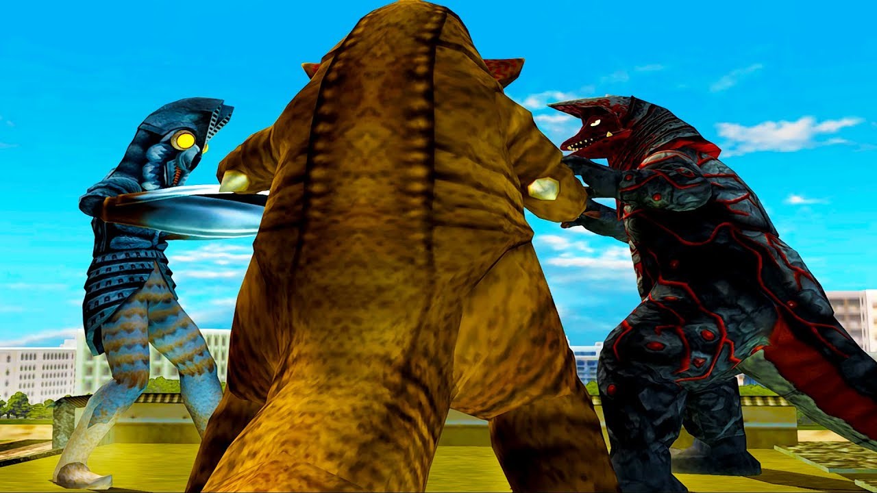 Alien Baltan vs Gomora & Fire Golza Request #170 Ultraman (HD) ウルトラマン ...