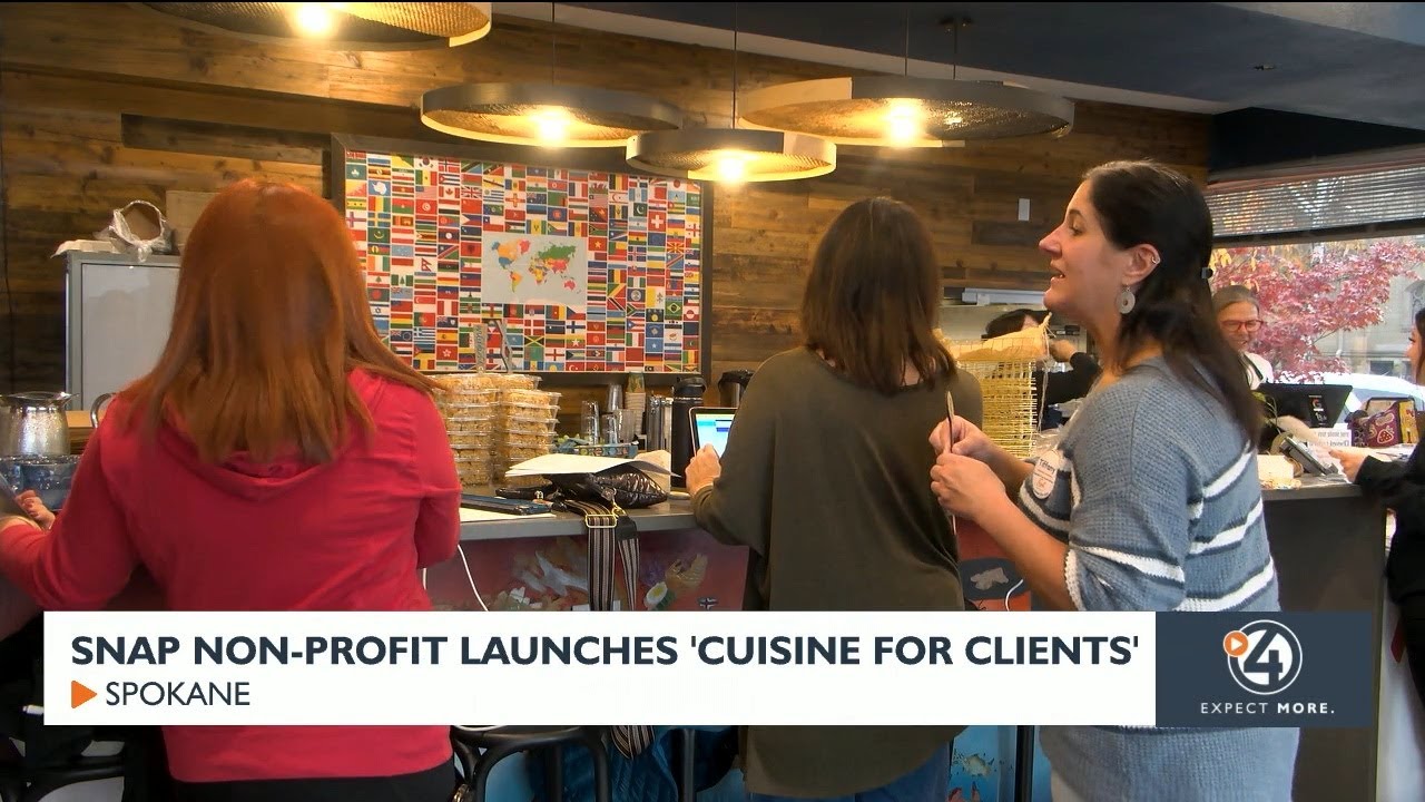 SNAP nonprofit launches Cuisine for Clients - YouTube