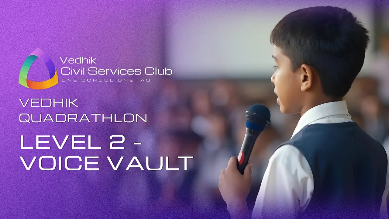 Vedhik Quadrathlon Level 2 - Voice Vault: Shreya’s Inspiring Speech |Marian Senior Secondary ...