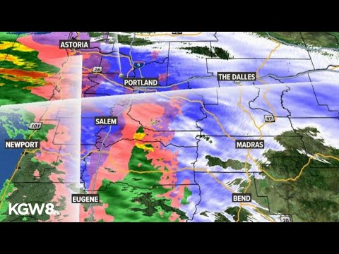Portland snow storm: Live weather radar - YouTube
