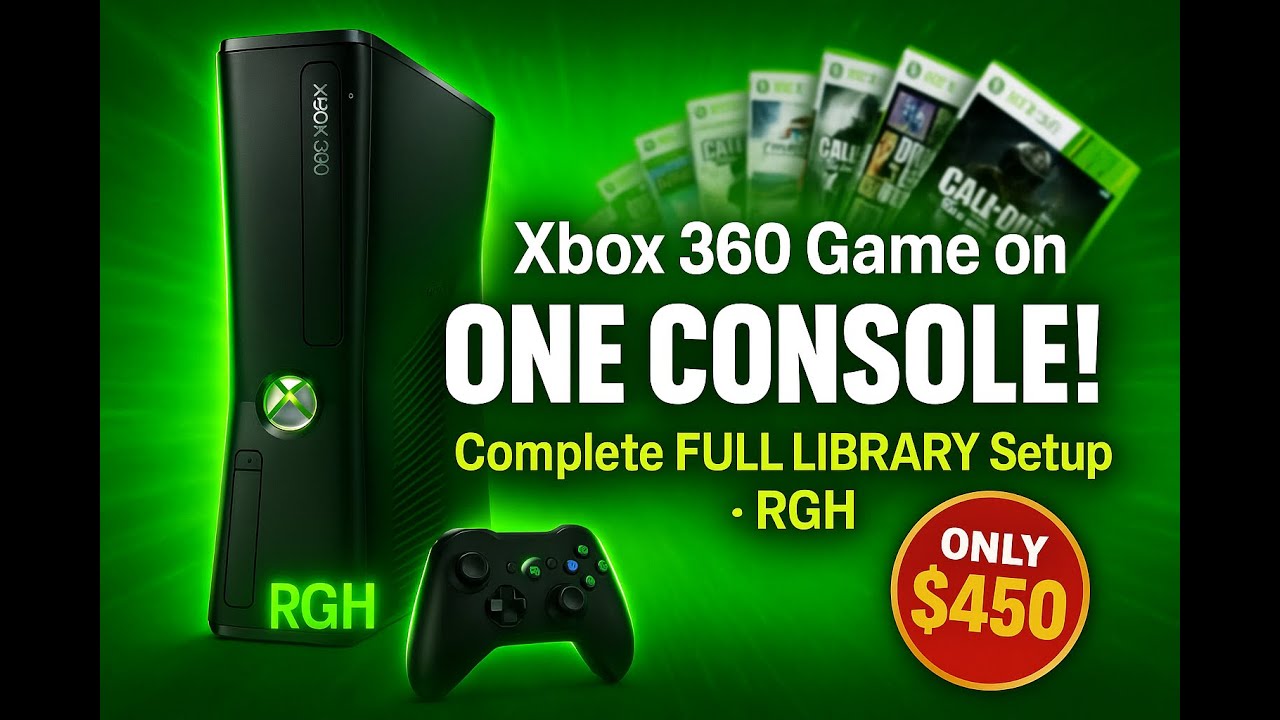 EVERY Xbox 360 Game on ONE CONSOLE! | Complete Xbox 360 FULL LIBRARY ...