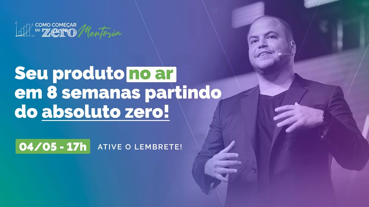 Seu produto no ar em 8 semanas partindo do absoluto zero!!! - YouTube