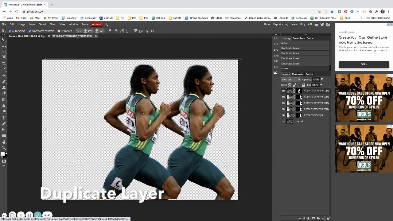 Pixel Stretch Photopea - YouTube