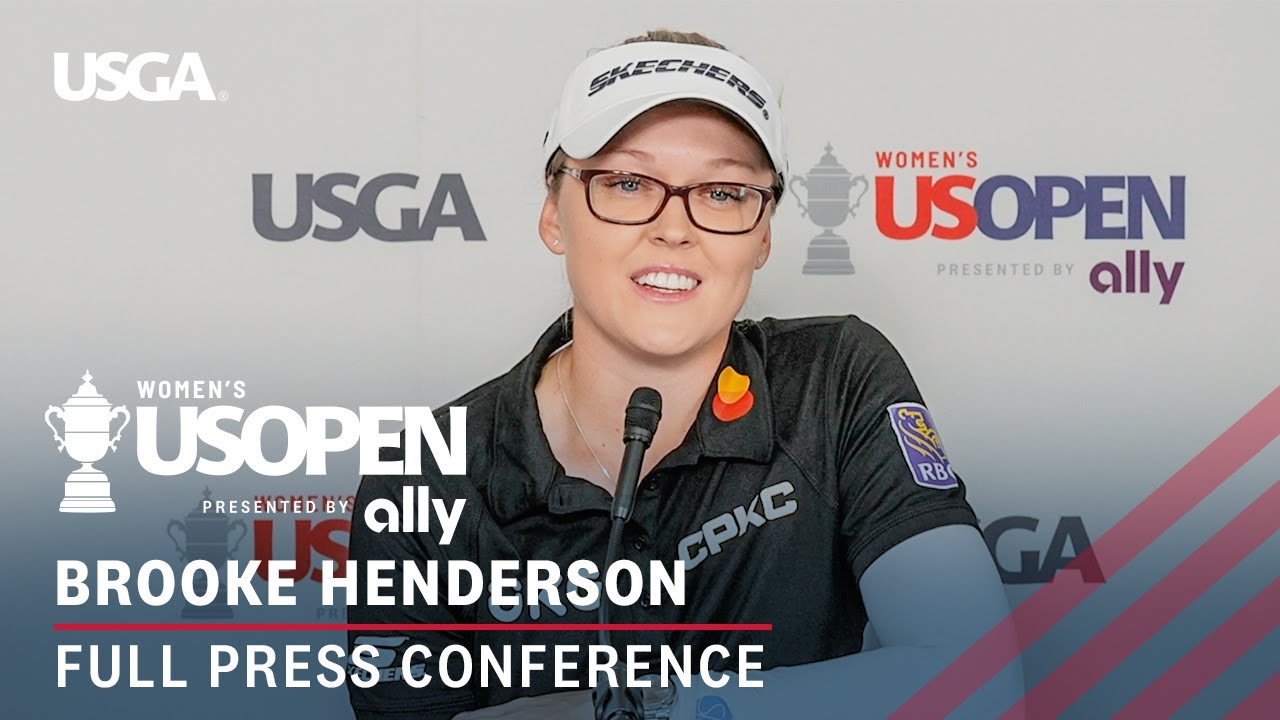 Brooke Henderson: 2024 U.S. Women's Open Presented by Ally Press ...