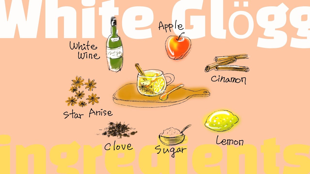 Ep.51 하얀 겨울밤 외로움과 건강을 한방에, 화이트 글뢰그!! 초간단 만들기(how to make white glogg at ...