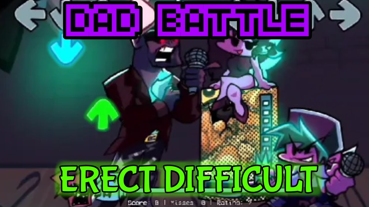 FNF Dad Battle ERECT DIFFICULT | Friday Night Funkin´ new difficult ...