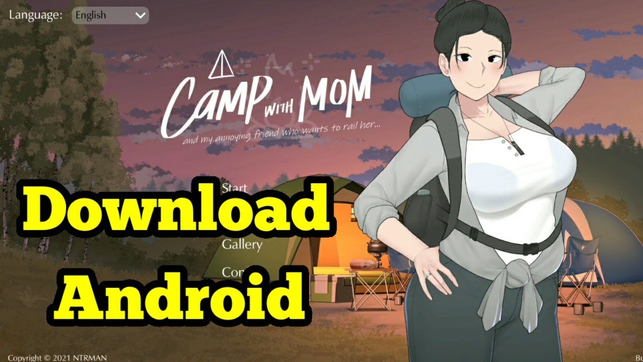 Camp with mom game Android - YouTube