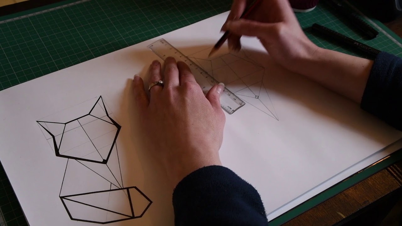 Geometric Drawing Tutorial - YouTube