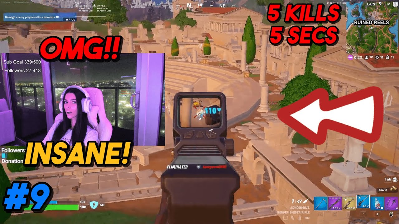 5 Kills In 5 Seconds To Win The Game! | Most Watched FORTNITE Clips ...