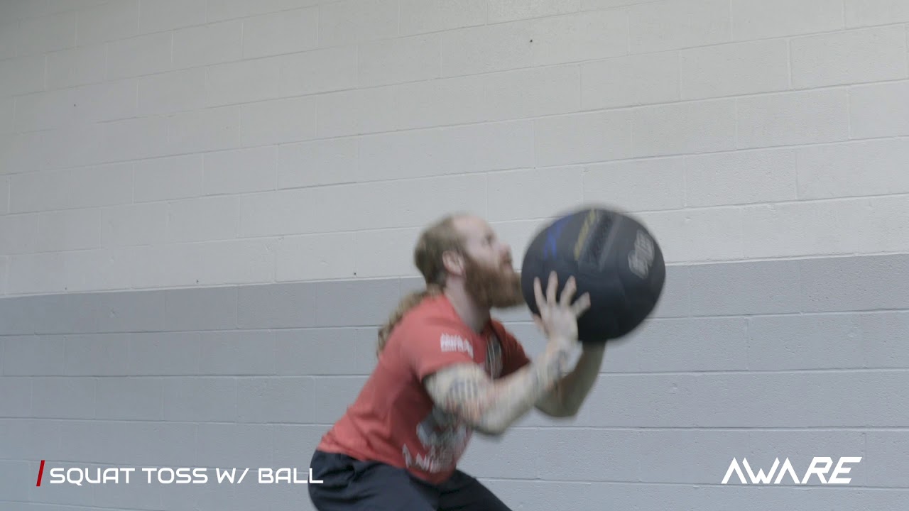 Squat Toss w/ Ball - YouTube