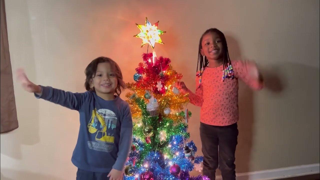 Decorate With Us Putting Up The Kids Christmas Tree | Vlogmas Day 2 ...